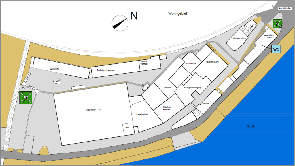 4. Lageplan und Sammelplätze – Einfach mehr Wissen